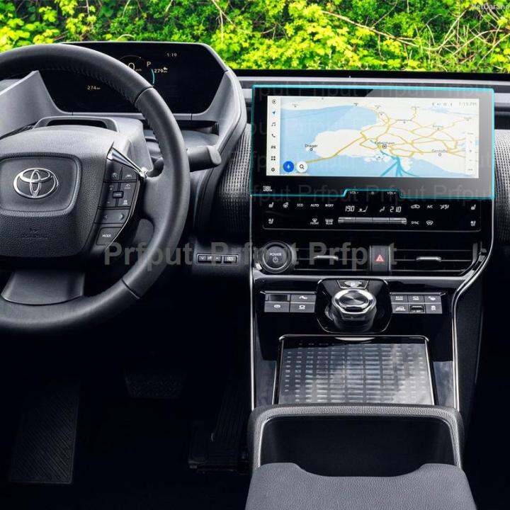 Xuming Tempered Glass Screen Protector for Toyota BZ4X 2022 2023 Car ...