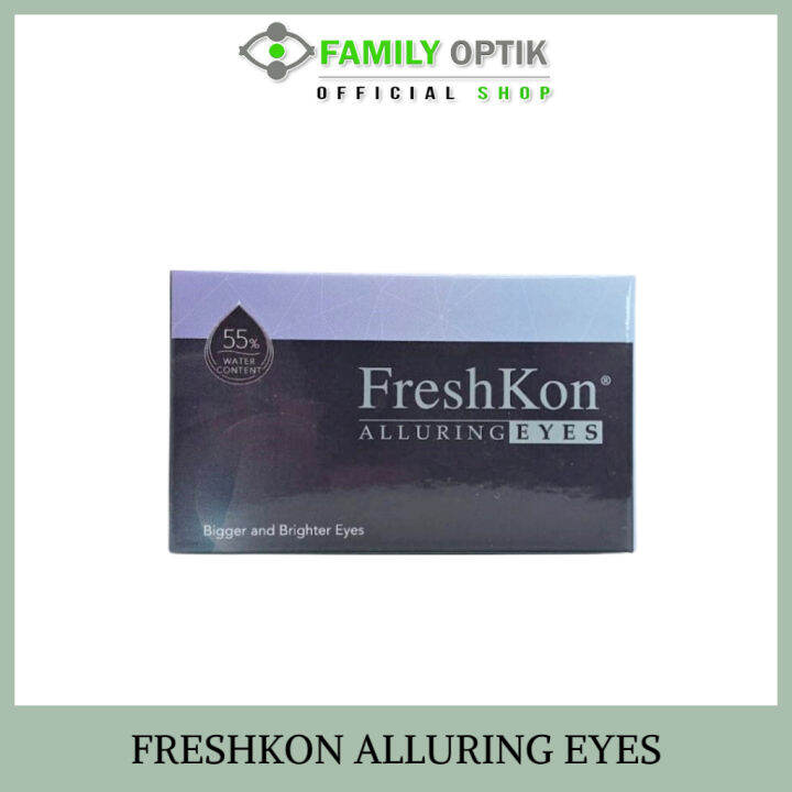Freshkon Alluring Eyes Winsome Brown Monthly Softlens Warna | Lazada Indonesia