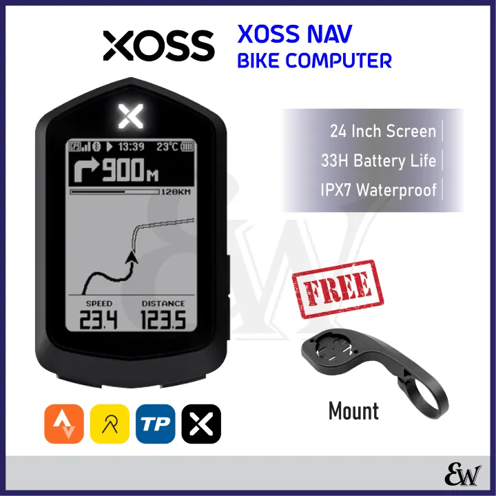 XOSS NAV New 2023 Bike Computer With Navigation Satellite System 2.4 ...