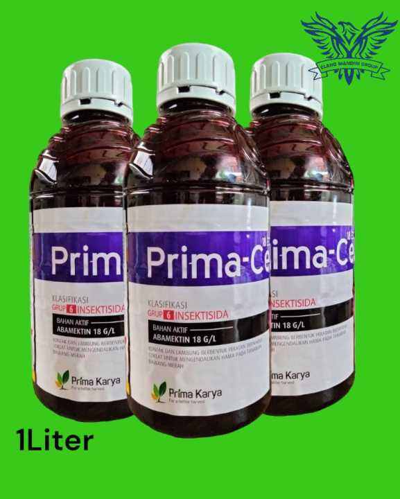 Insektisida PRIMACEL 18 EC PRIMA CEL 1Liter Bahan Aktif Abamectin 18 ec ...