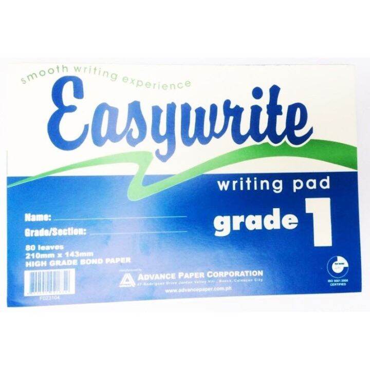 Easy Write pad paper(Grade 1 2 3 4)PER REAM | Lazada PH