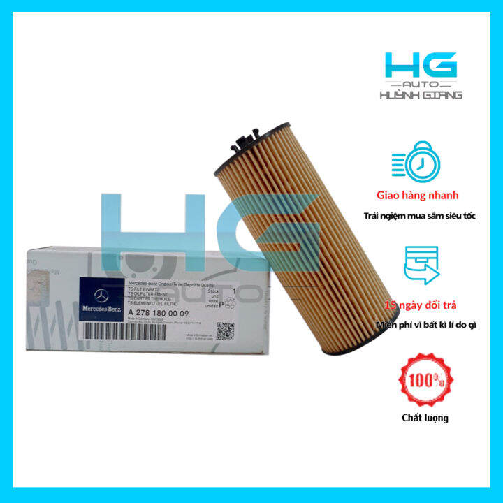 Lọc nhớt Mercedes-Benz dùng cho: A45 AMG, C63 AMG, E500, E63 AMG, G63 ...