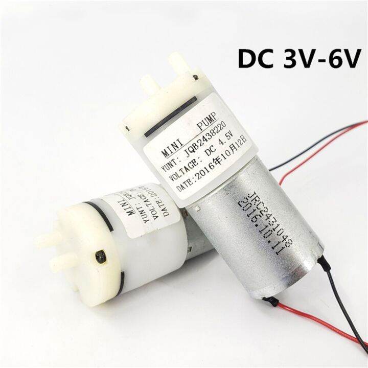 Dc 2v-6v 3v 4.5v Micro Mini 370 Air Pump Small Oxygen Pump Electric Motor Pump For Fish Tank ...