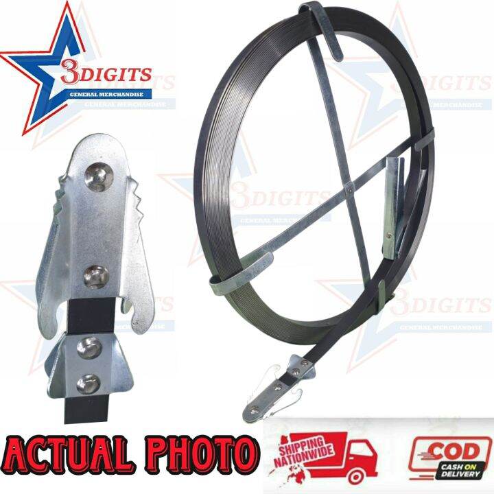 Sewer Rod 3/4 x 1/16 x 75 ft Flat Sewer Rod Clears Clogged Drains ...