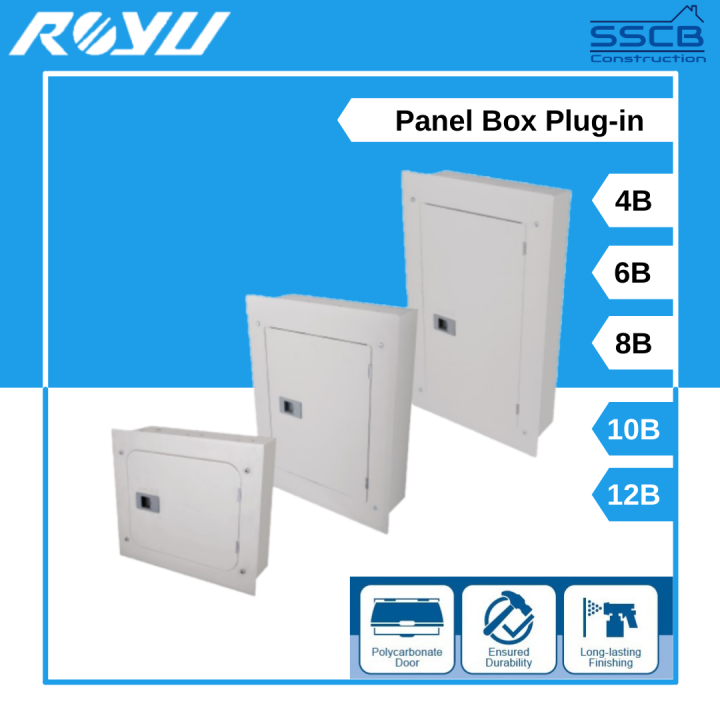 Royu Panel Box - Plug-In 4/6/8/10/12 Branch | Lazada PH