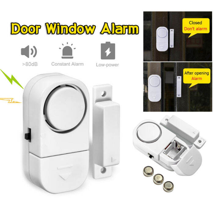 Wireless Door Window Anti-theft Alarm 90dB Door Window Entry Alarm ... Wireless Door Window Anti-theft Alarm 90dB Door Window Entry Alarm ...