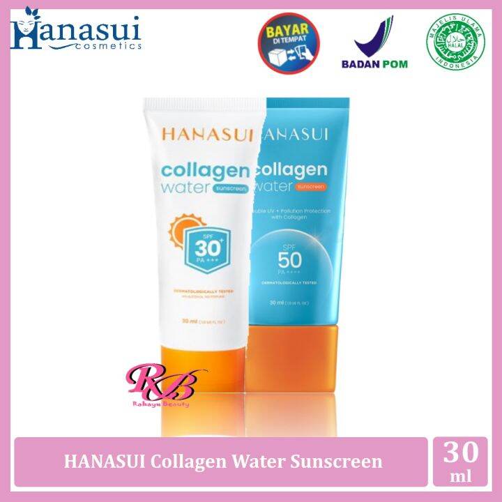 HANASUI Collagen Water Sunscreen SPF50 PA+++ | SPF30 PA+++ - 30ml ...