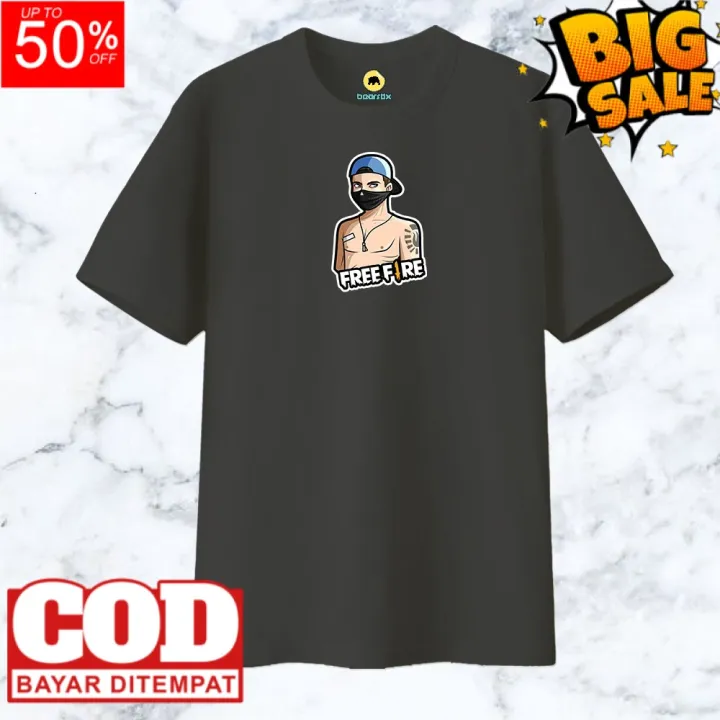 [BISA COD] BAJU KAOS Baju Gamers FF - Kaos Karakter Free Fire Kartun ...