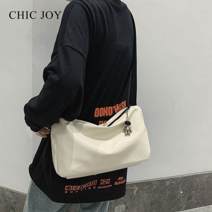 Cjoy กระเป๋าสะพายข้าง กระเป๋าส่งเอกสารของผู้ชาย,กระเป๋าสะพายแฟชั่นอินเทรนด์กระเป๋าเป้สะพายหลัง ...