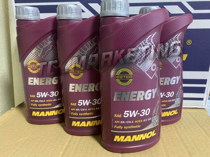 Mannol Energy FULLY SYNTHESE SAE 5W30 Engine Oil /Minyak Hitam (1Liter ...