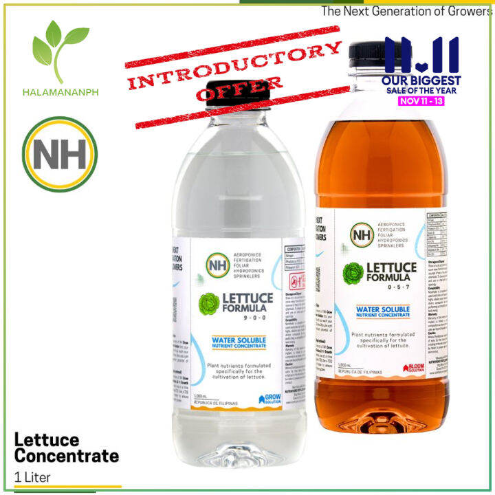 NH NutriHydro Lettuce Nutrient Solution Concentrate | Halamanan PH | Lazada PH