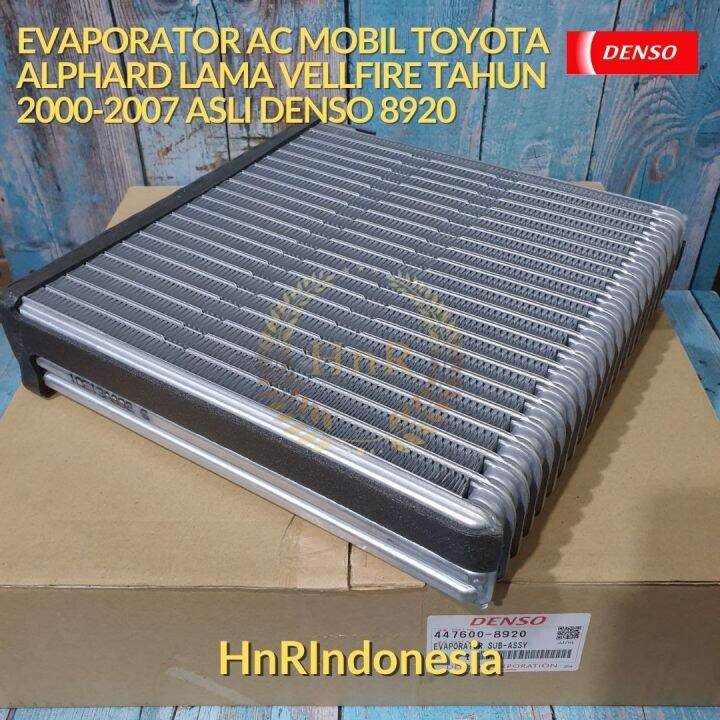 Evaporator Cooling AC Mobil Toyota Alphard Lama Vellfire Tahun 2000 ...