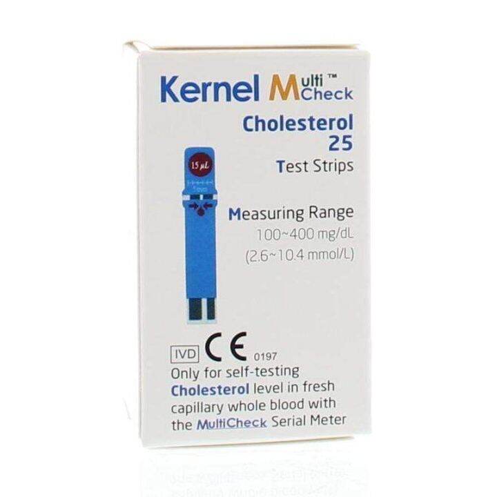 Cholesterol test Strips for Kernel Multi-Check Meter 25's | Lazada PH