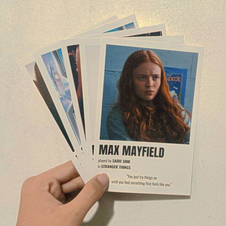 STRANGER THINGS Characters Waterproof Poster Print Pack Minimalist ...