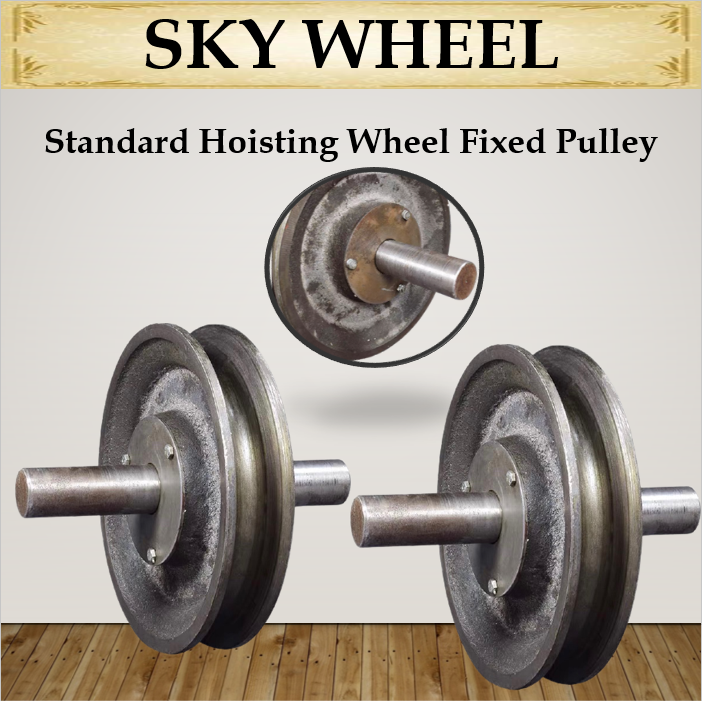 ROPE Lifting 1T 2T Sky Wheel STANDARD HOISTING WHEEL FIXED PULLEY ...