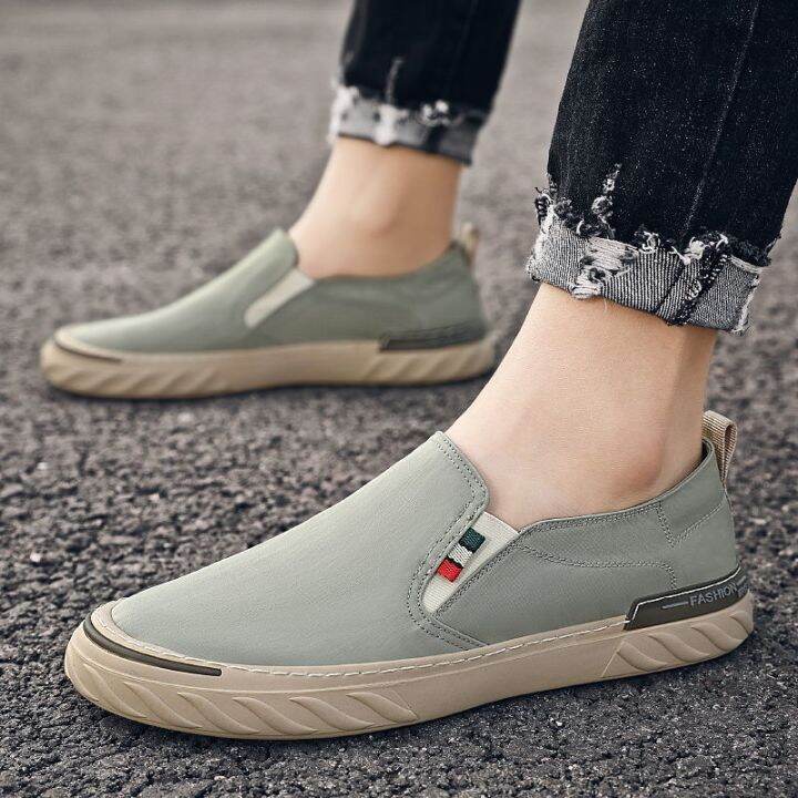 รองเท้าผ้าผู้ชาย รองเท้าผ้าใบบางระบายอากาศได้ดี WA104 | Lazada.co.th