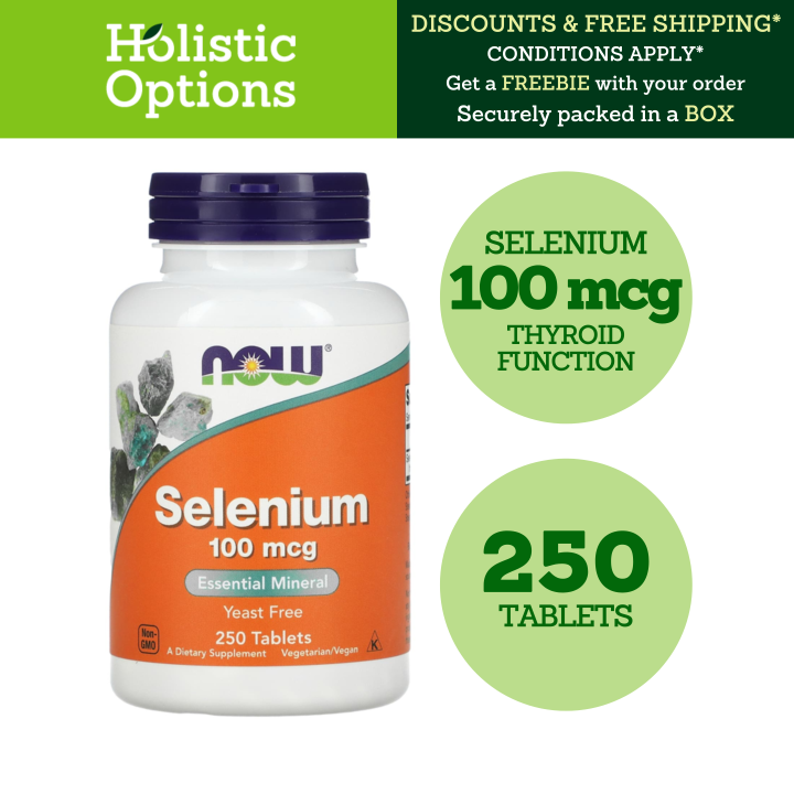 NOW Foods, Selenium, 100 mcg, 250 Tablets | Lazada PH