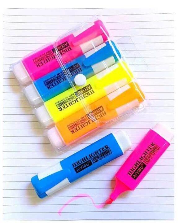 WLL ayibu highlighters school supplies | Lazada PH