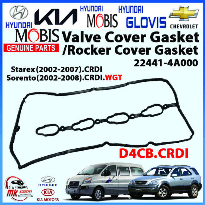 [GENUINE] Valve Cover Gasket/Rocker Cover Gasket.D4CB.CRDI. for Starex ...