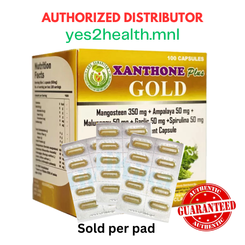 XANTHONE PLUS GOLD 10 capsules per pad | Lazada PH