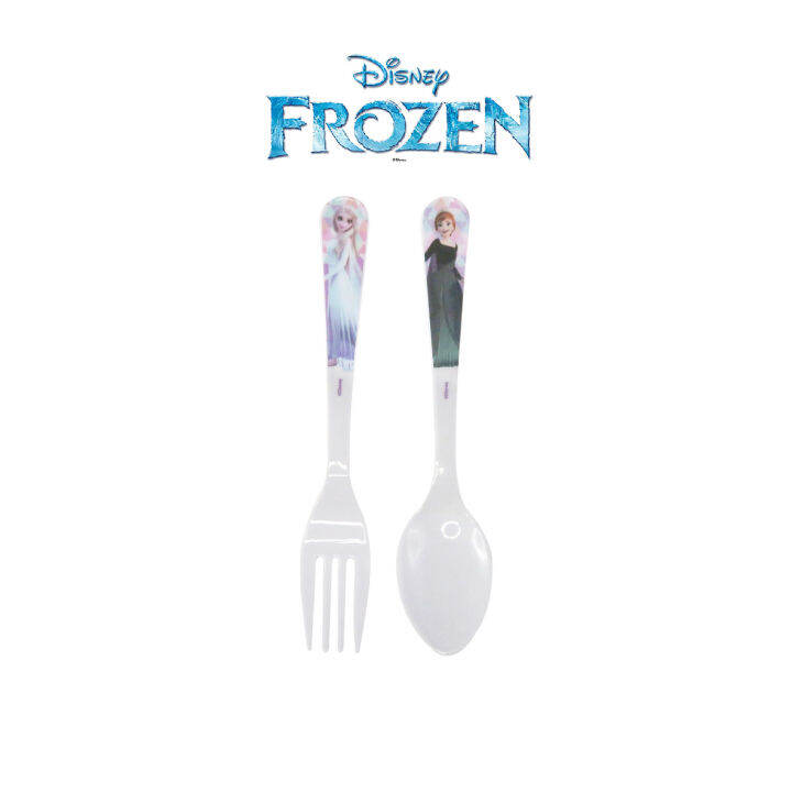 ️New! Disney Princess Frozen 2 Princess Elsa & Anna Melamine Kids Fork ...
