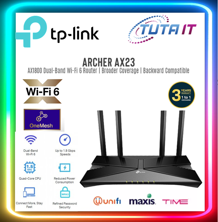 TP-Link Archer AX23 AX1800 Dual-Band Wi-Fi 6 Router | Lazada