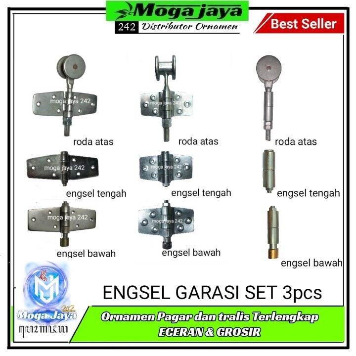 engsel pintu garasi set 3 pcs | Lazada Indonesia