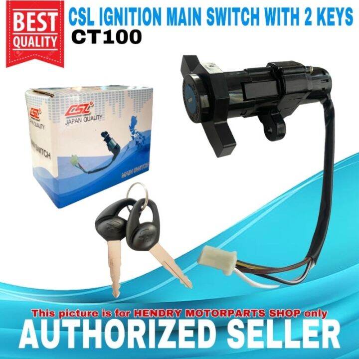 IGNITION MAIN SWITCH 2 FOR KAWASAKI BAJAJ CT100 JAPAN QUALITY ...