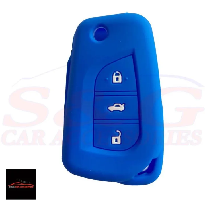 Household appliances☢ Silicon Car Key Remote Flipkey Cover for Toyota ...