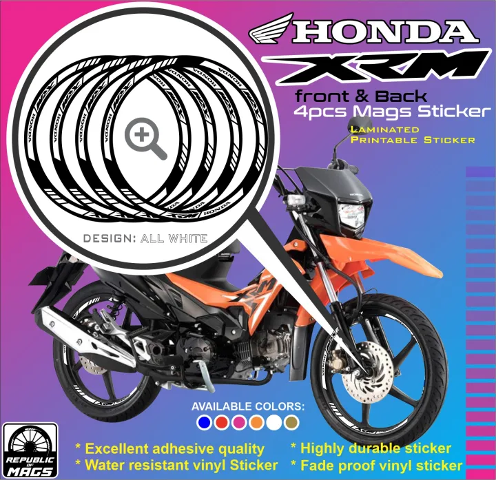 Honda XRM Mags Printed and Laminated Decal Stickers | Lazada PH