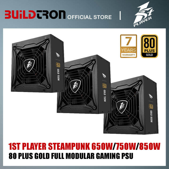 1st Player SteamPunk PS-650SP (650w Rated) / PS-750SP (750w Rated) / PS-850SP (850w Rated) Full ...