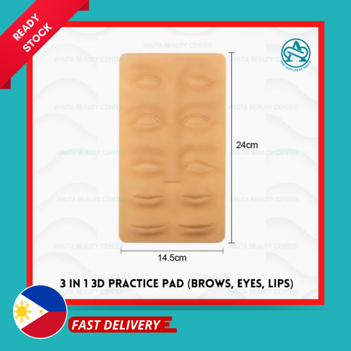 3 IN 1 3D PRACTICE PAD (brow, eyes, lip) | Lazada PH