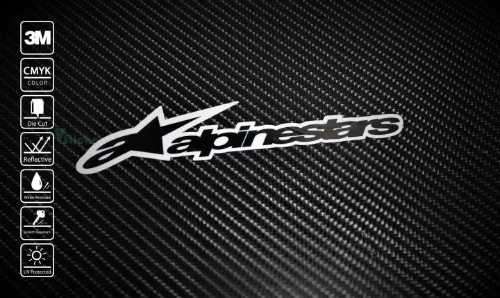 สติ๊กเกอร์ติดรถ Sticker Alpinestar 115 | Lazada.co.th