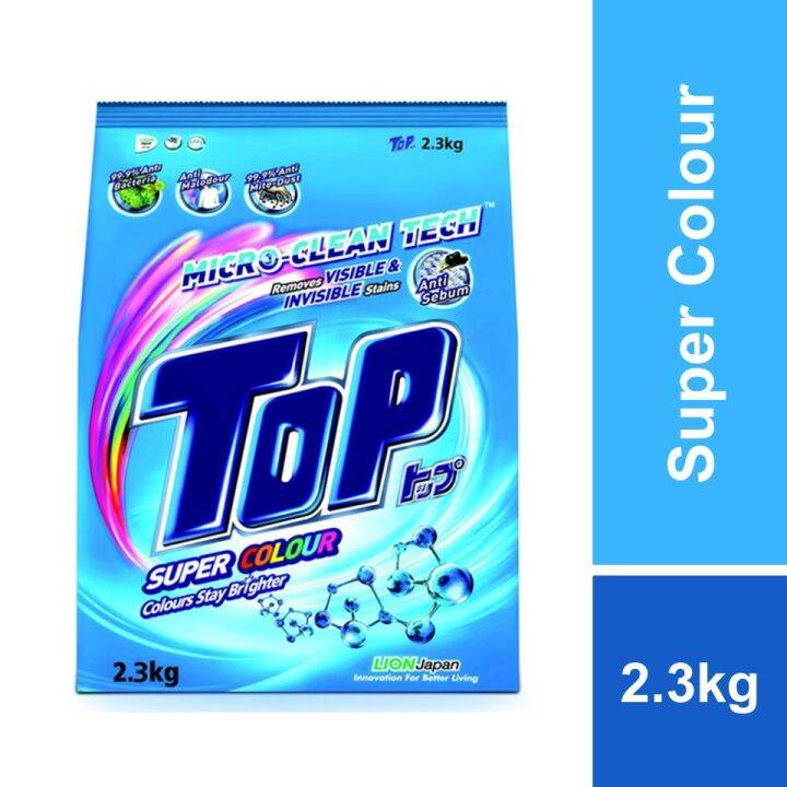 Top Detergent Powder Super Colour 2.3kg | Lazada