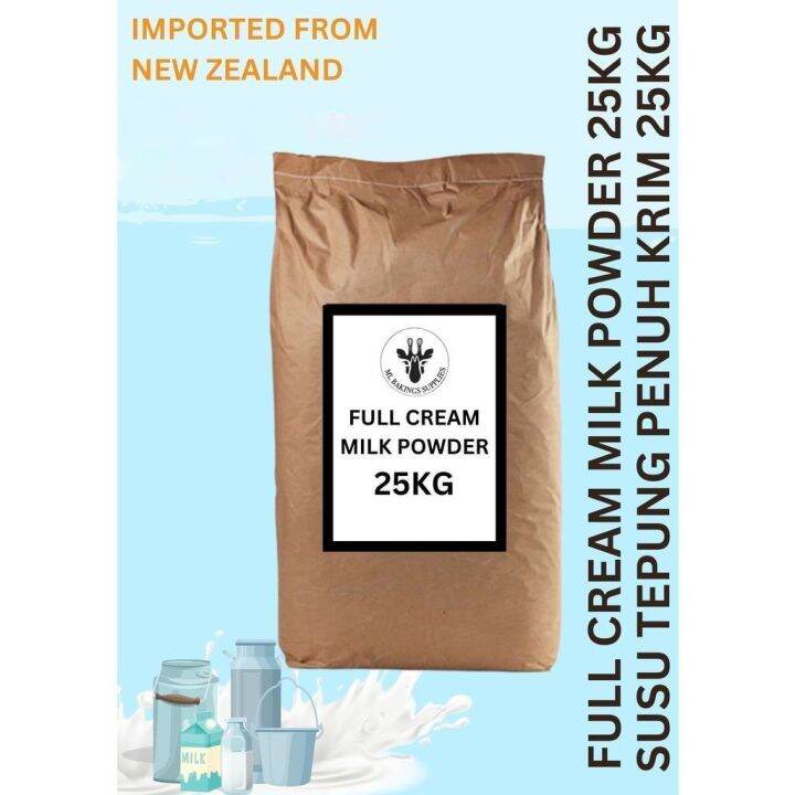 [ML BAKING] Tepung Susu / Milk Powder Full Cream / Full Cream Milk ...