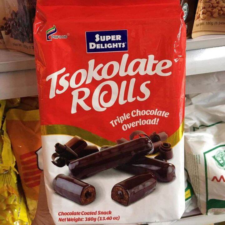 prifood superdelight tsokolate rolls 380 grams | Lazada PH