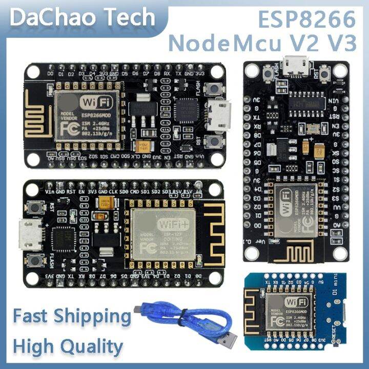 Wireless Module ESP8266 CH340/CP2102/CH9102X NodeMcu V3 V2 Lua WIFI Internet of Things ...