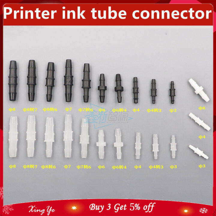 In Stock 20PCs Solvent Printer Ink Tube Fittings adapter Roland Mimaki ...