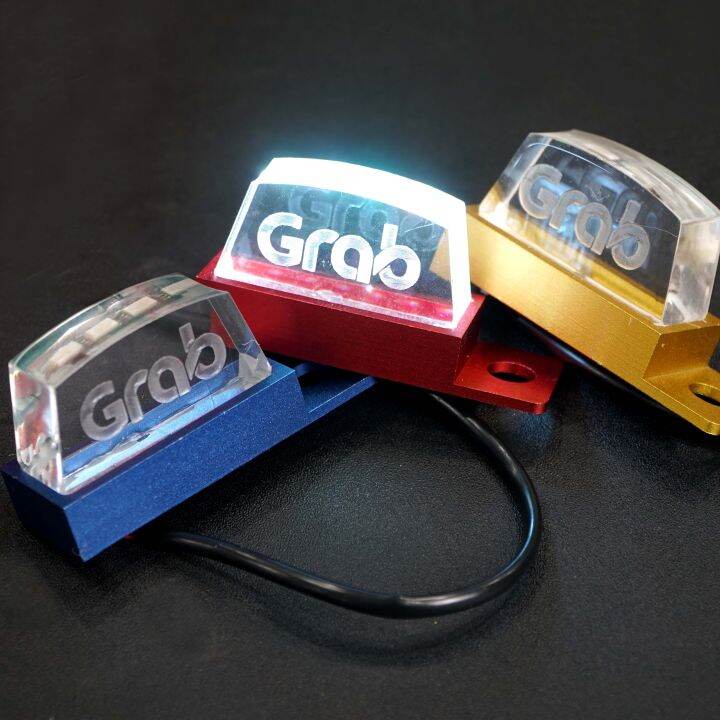 Đèn led GRAB gắn trang trí chân gương xe máy | Lazada.vn