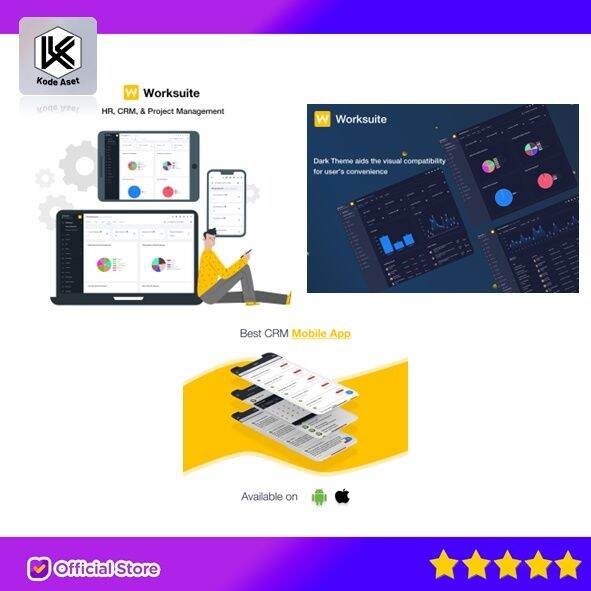 SOURCE CODE APLIKASI HR, CRM, AND PROJECT MANAGEMENT - WORKSUITE ...