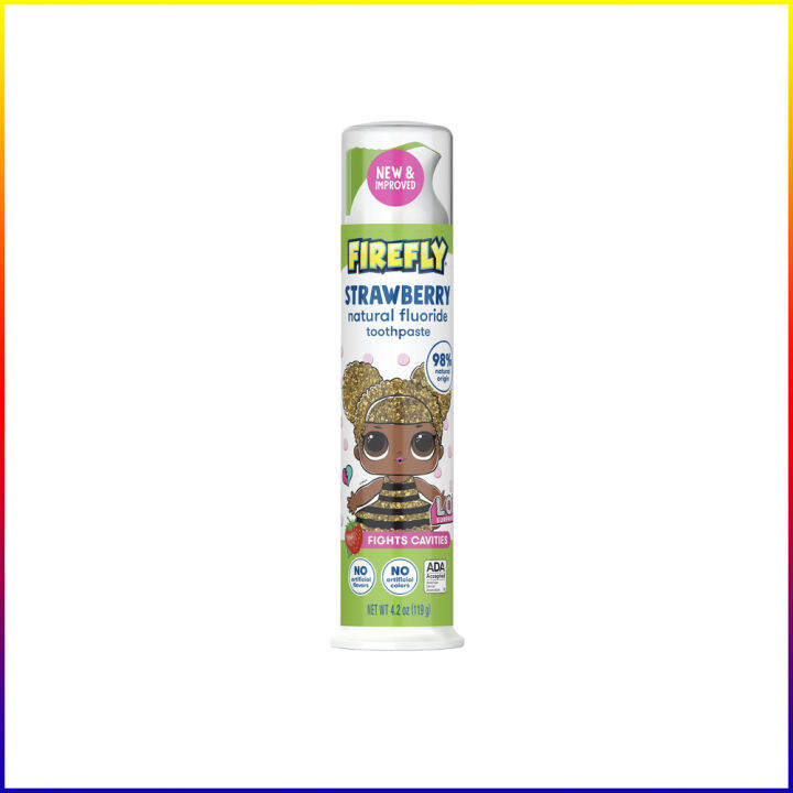 ยาสีฟันเด็ก LOL ฟันสวยสนุกกับการแปรงฟัน รสสตรอเบอรี่ 119 กรัม นำเข้า ...