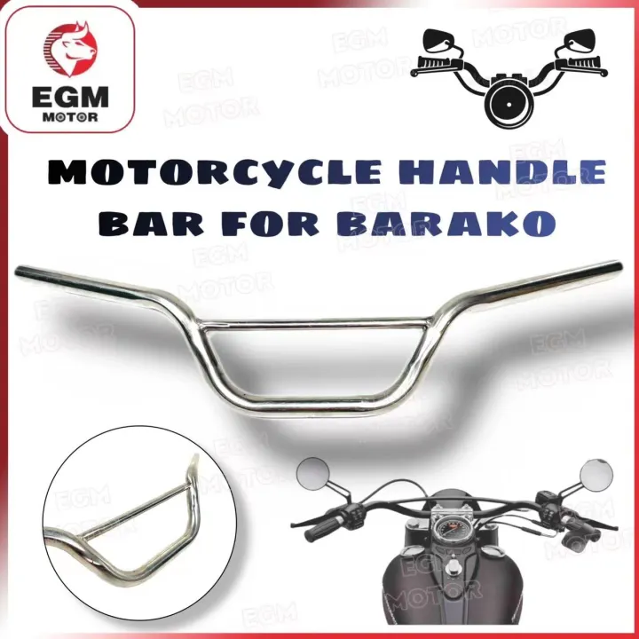 [EGM MOTORCYCLE] MOTORCYCLE HANDLE BAR (BARAKO STAINLESS) | Lazada PH