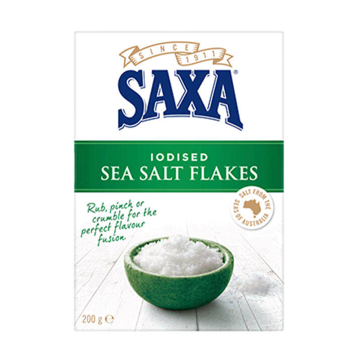 Saxa Sea Salt Iodised Flakes 200g | Lazada PH