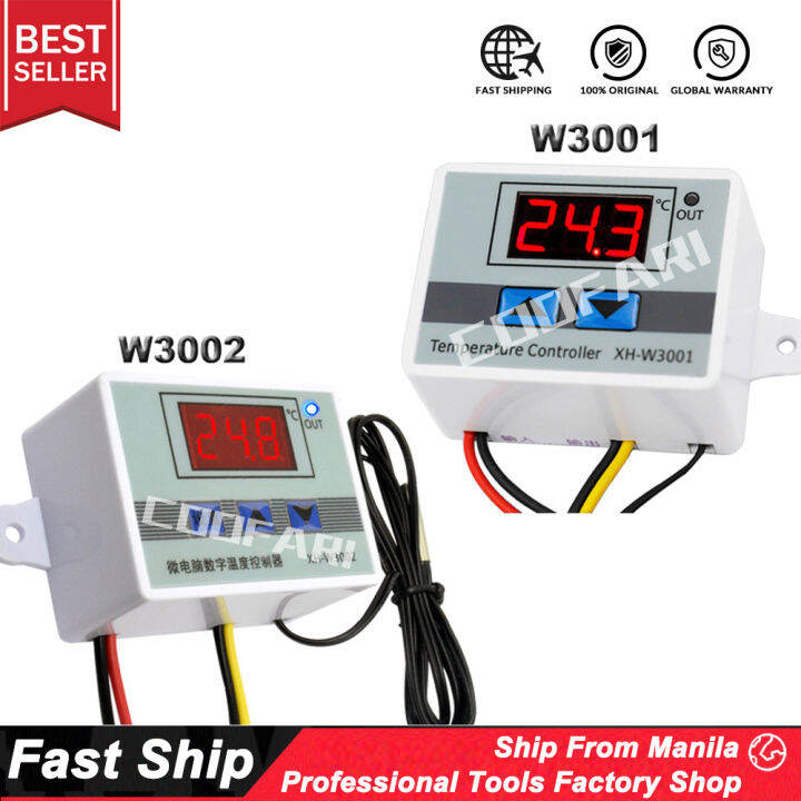 XH-W3001 XH-W3002 Incubator Multifunction 220V Digital Temperature Controller Thermostat Control ...