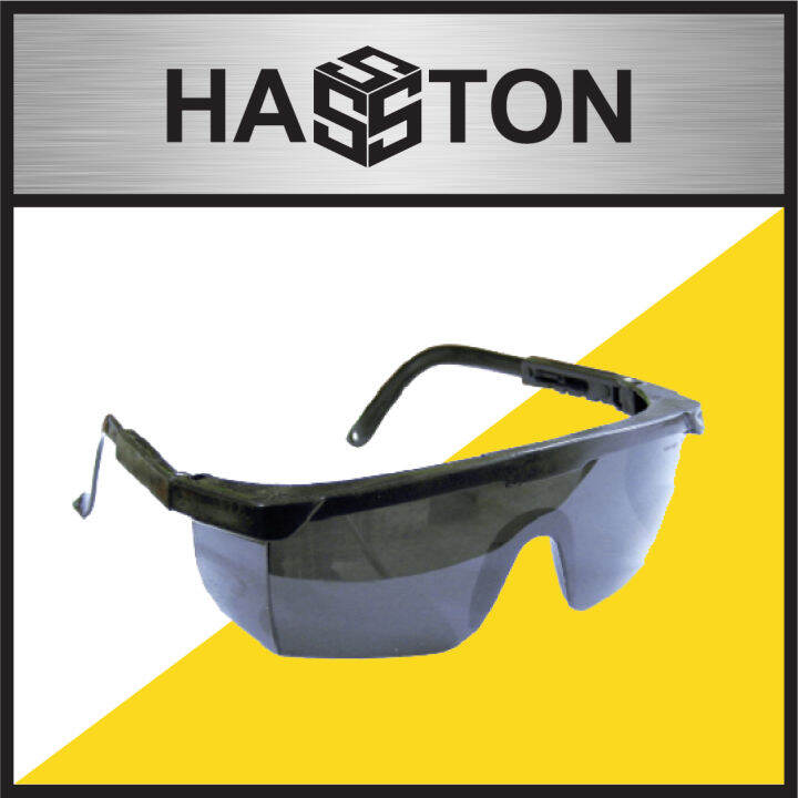 Hasston Kaca Mata Kerja Hitam / Safety Glasses (2120-101) | Lazada ...