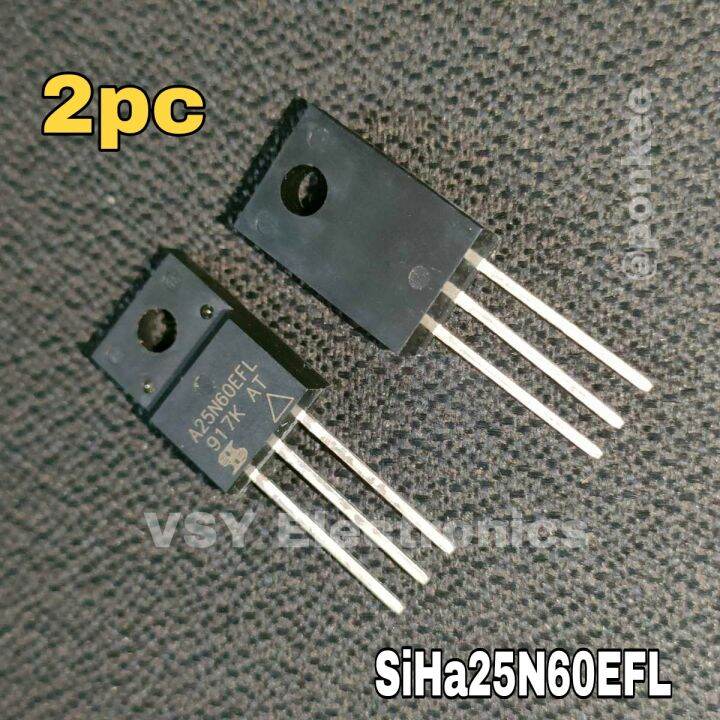 2pc SiHa25N60EFL / A25N60EFL / 25N60 E Series Power Mosfet | Lazada PH