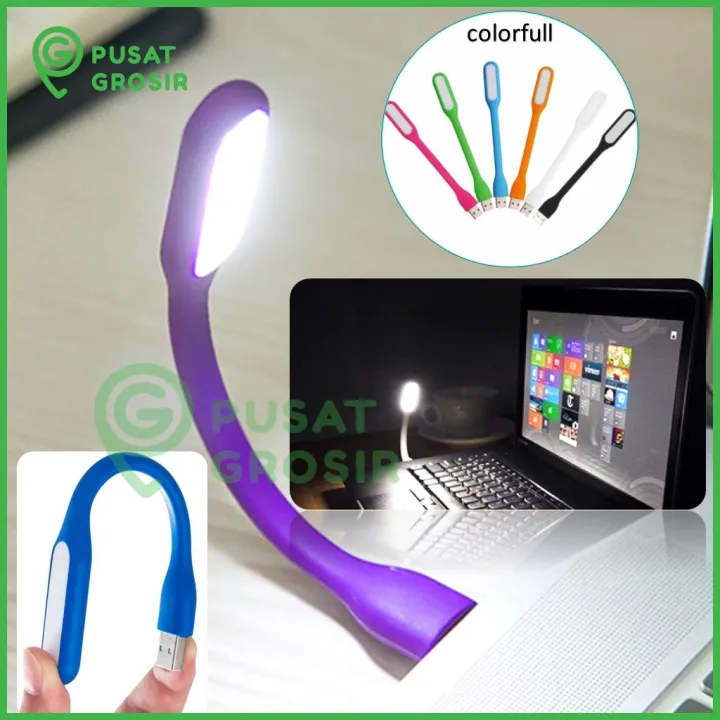 Lampu sikat USB LED Fleksibel penerang cocok untuk belajar Lightsick Lamp Baca Flexible - Pusat ...