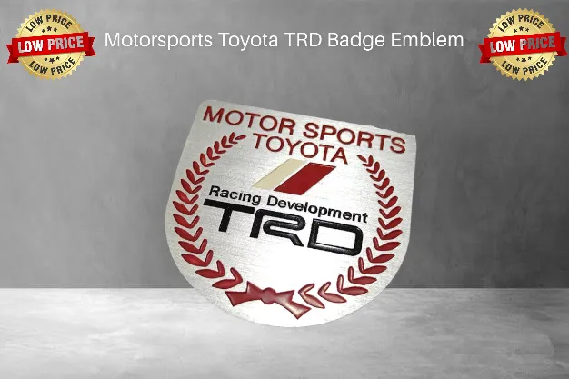 Toyota TRD Motorsorts Car Badge Emblem Logo Decal Sticker | Lazada PH
