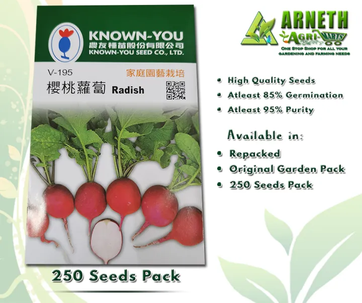 RED RADISH SEEDS BY KNOWN YOU | Lazada PH