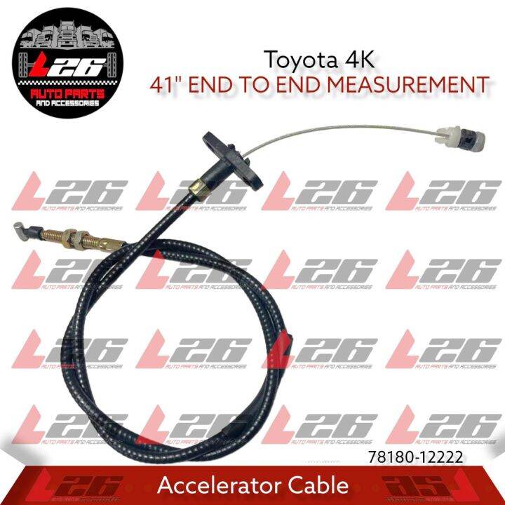 Toyota 4K Accelerator Cable 78180-12222 | Lazada PH